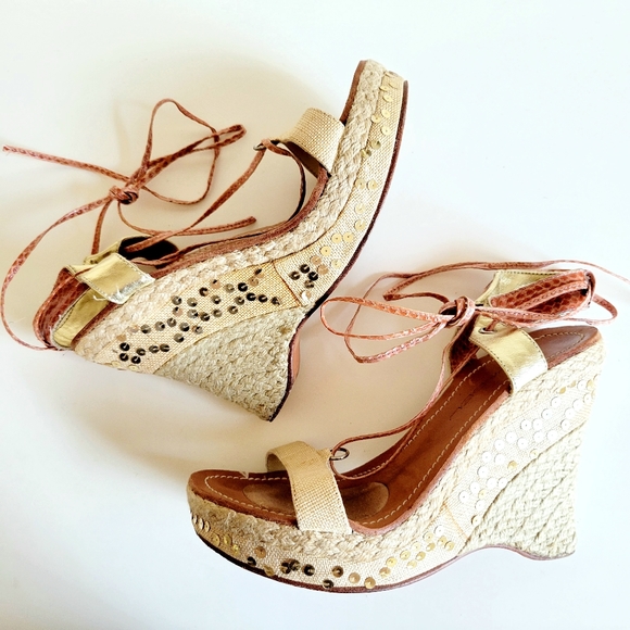 C Label | Shoes | C Label Cinnamon Girl Pink Wedges Espadrille 6 | Poshmark